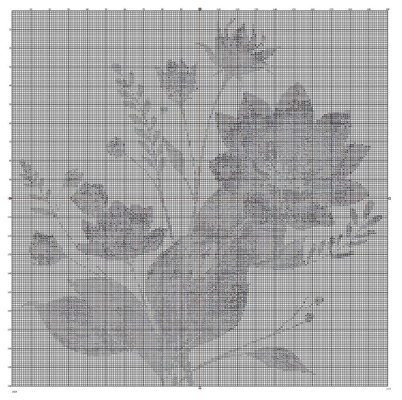 Modern Wildflowers Cross Stitch Pattern, Embroidery (digital PDF ...