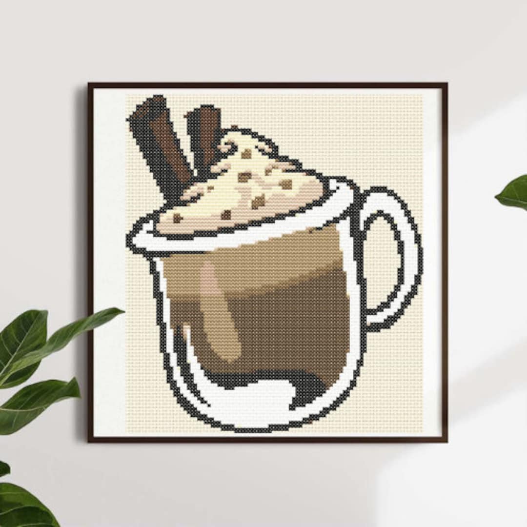 Hot Chocolate Cross Stitch Pattern Digital PDF - Etsy