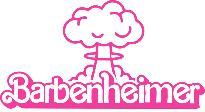 BARBENHEIMER Inspired by Barbie and Oppenheimer Cross Stitch Pattern ...