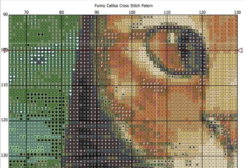 Catlisa Cute Cross Stitch Pattern Digital PDF - Etsy
