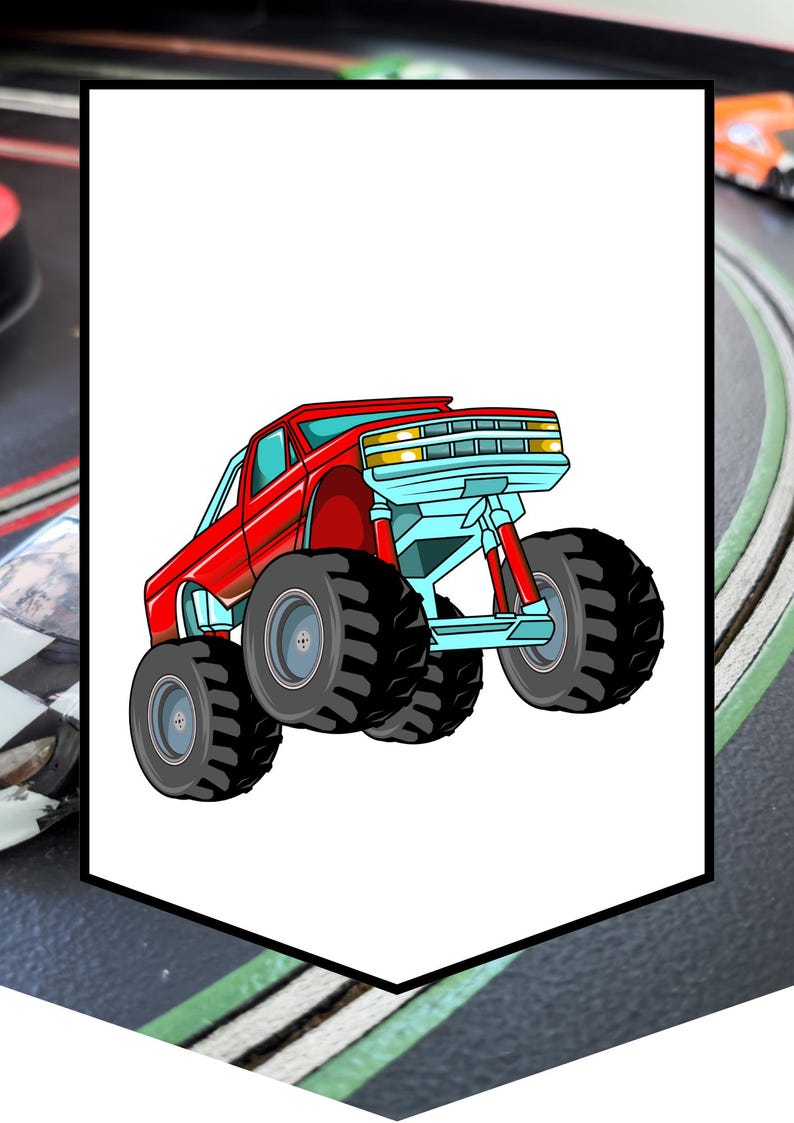 Banderines de cumpleaños de Hot Wheels - Etsy México