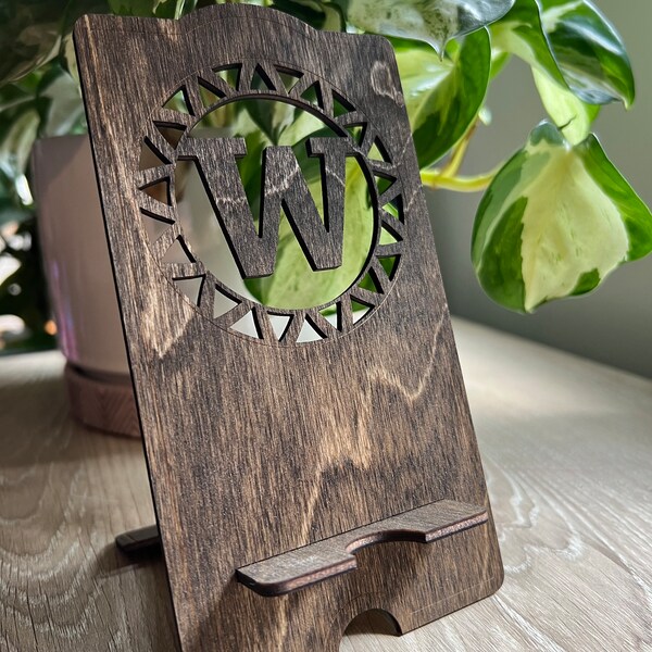 Wood Phone Stand - Etsy