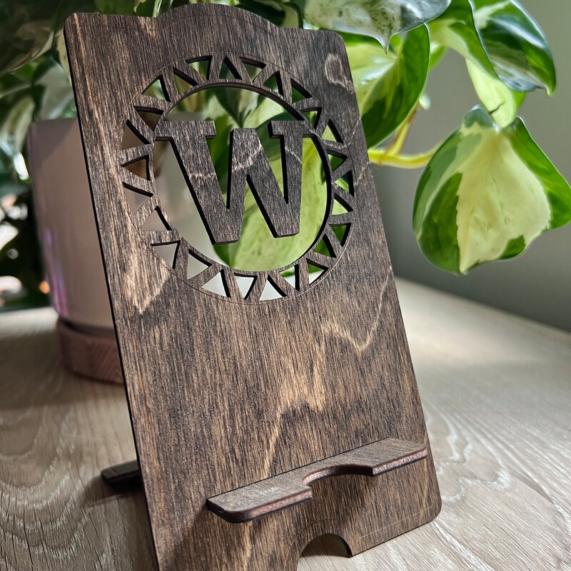 Wood Phone Stand - Etsy