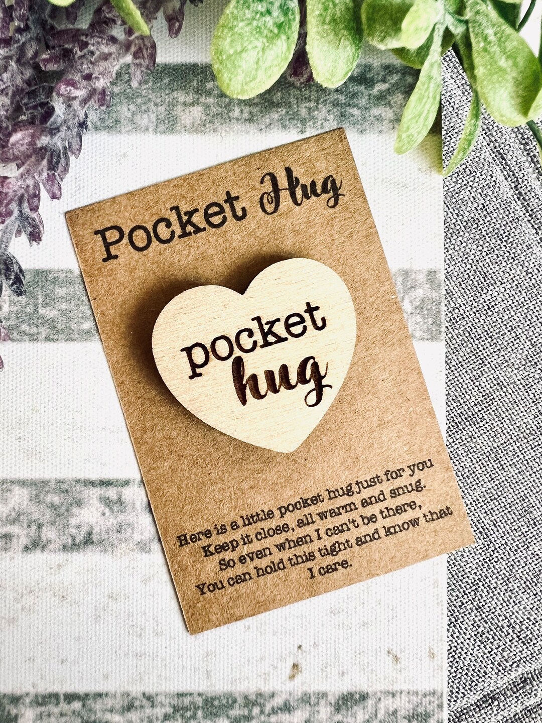 Pocket Hug Token Gift for a Friend or Teen - Etsy