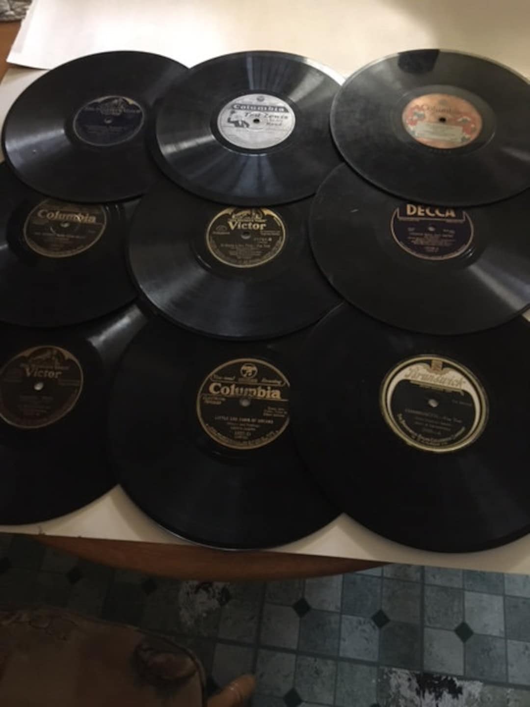 Vintage 78 RPM Records Group of 9 Records - Etsy