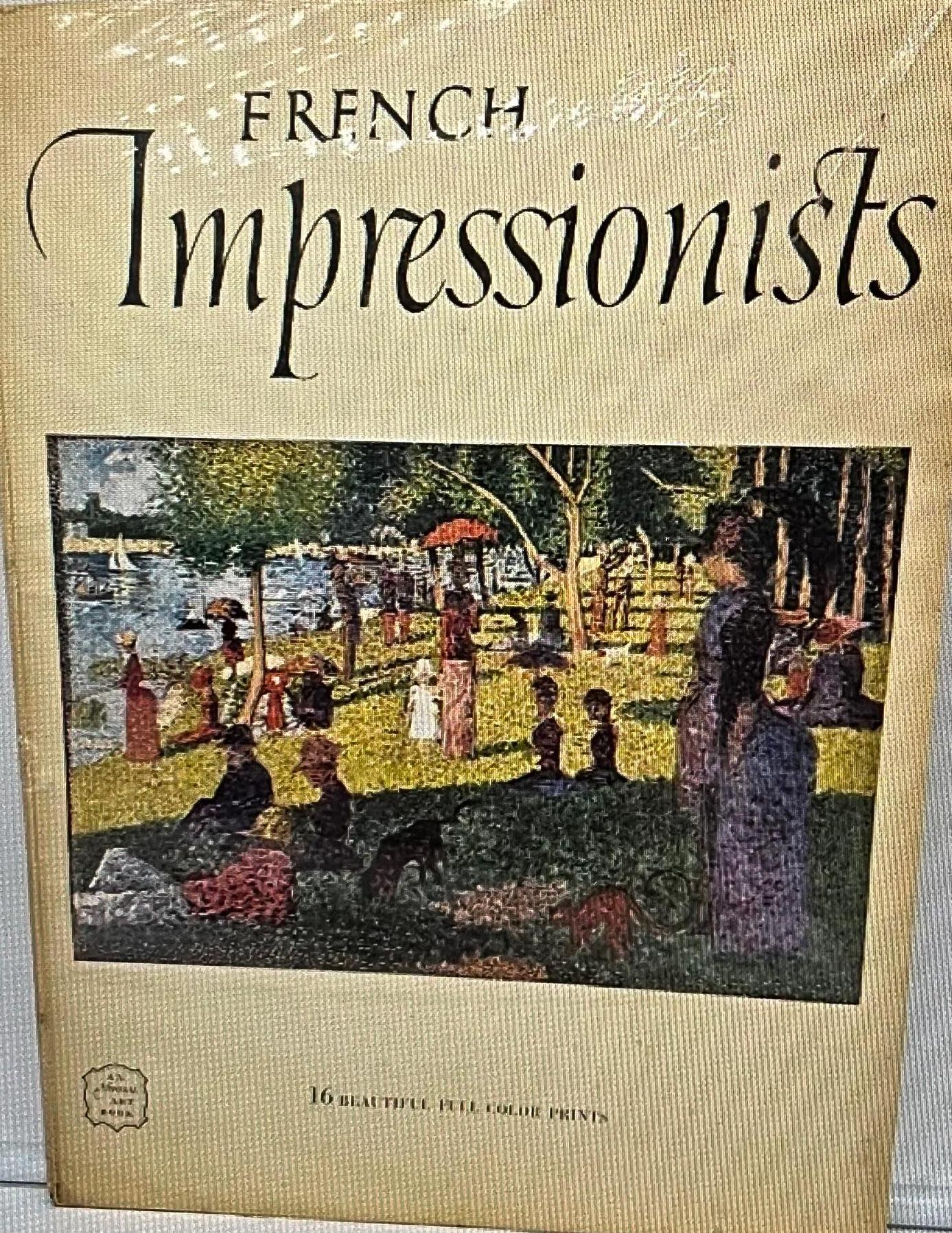 French Impressionists" Abrams Art Book - Etsy