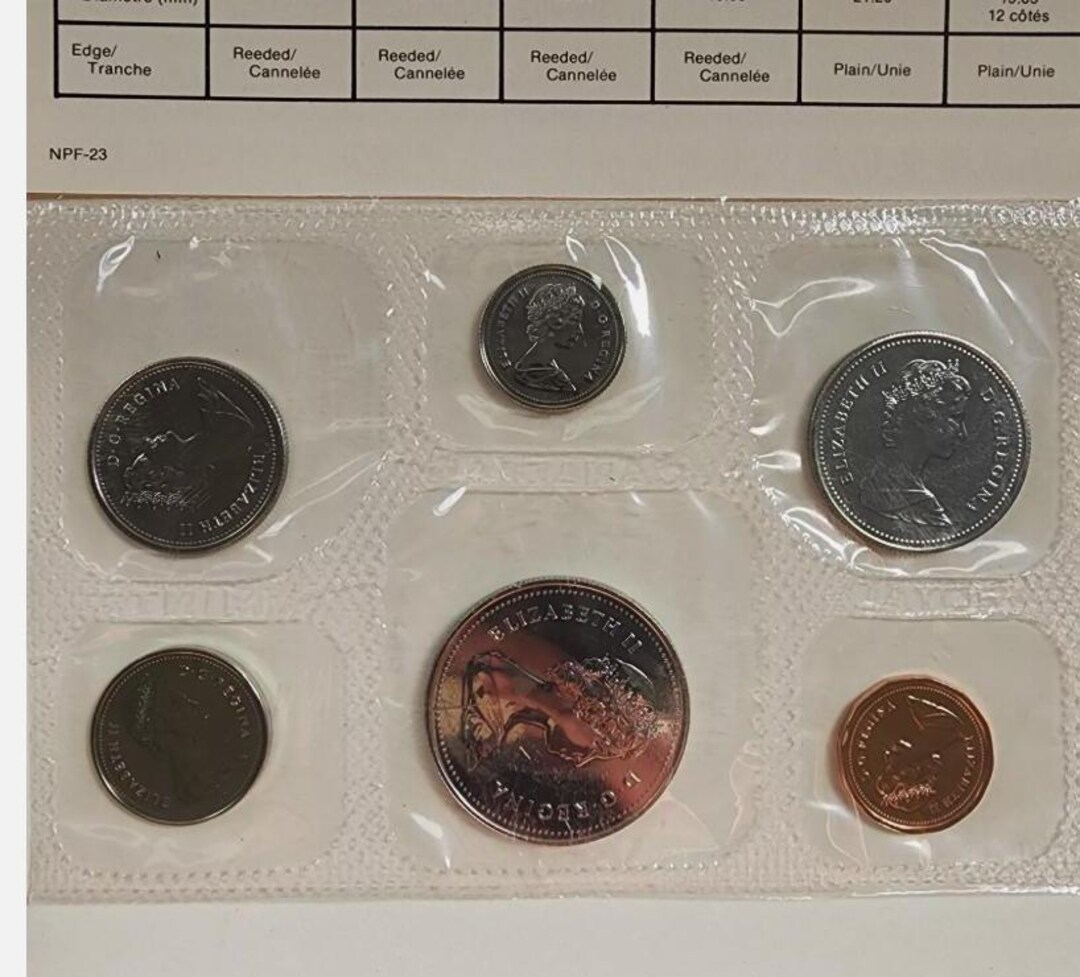 1984 CANADIAN Proof Like Set in Original RC Mint Pilo-seal Packaging - Etsy