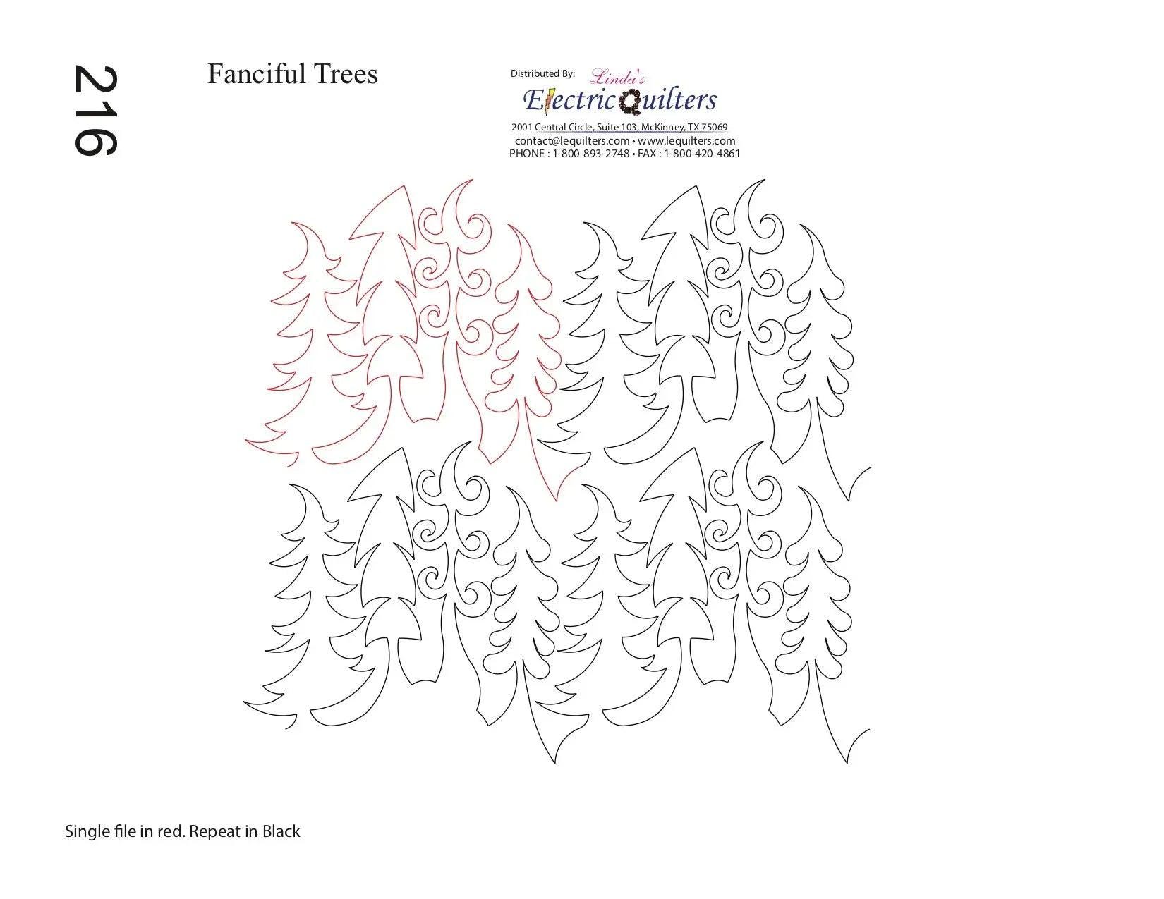 216 Fanciful Trees Pantograph by Linda V. Taylor - Etsy