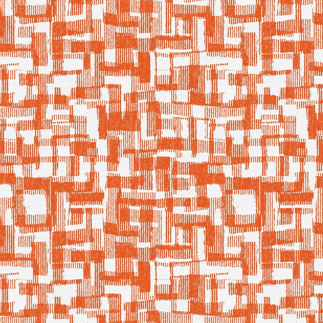 Orange Barcodes Cotton Wideback Fabric per Yard - Etsy