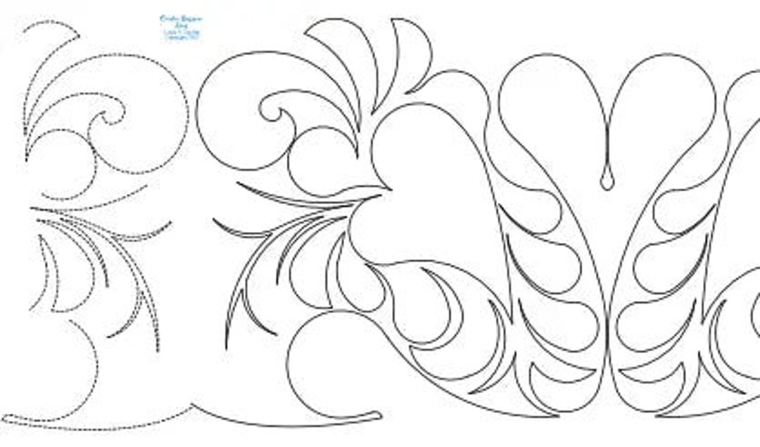 278 Lovely Hearts Pantograph by Linda V. Taylor - Etsy