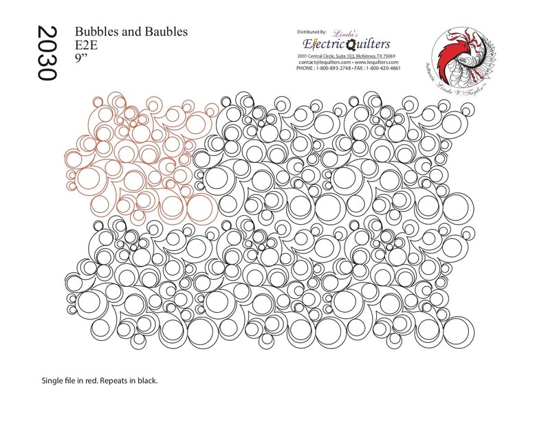 230 Bubbles and Baubles Pantograph by Linda V. Taylor - Etsy