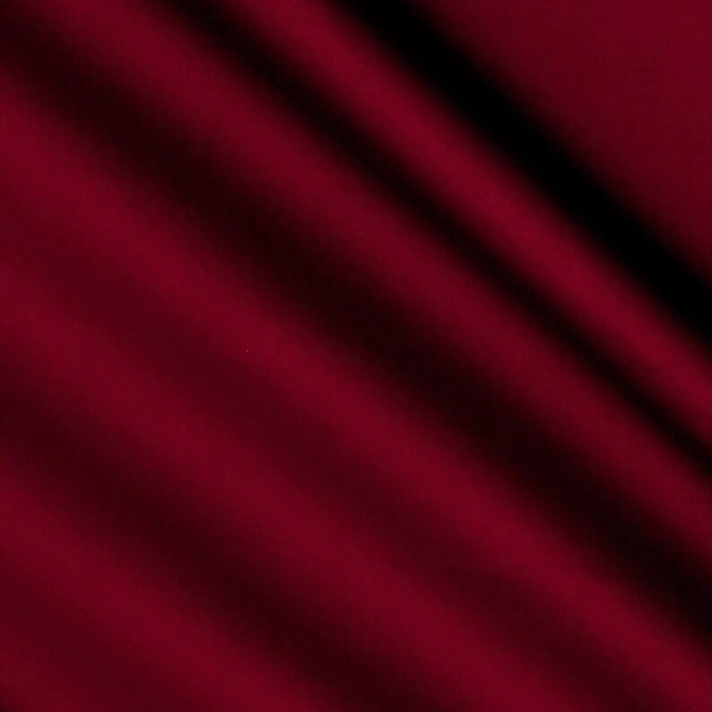 Red Burgundy Cotton Sateen Wideback Fabric per Yard - Etsy