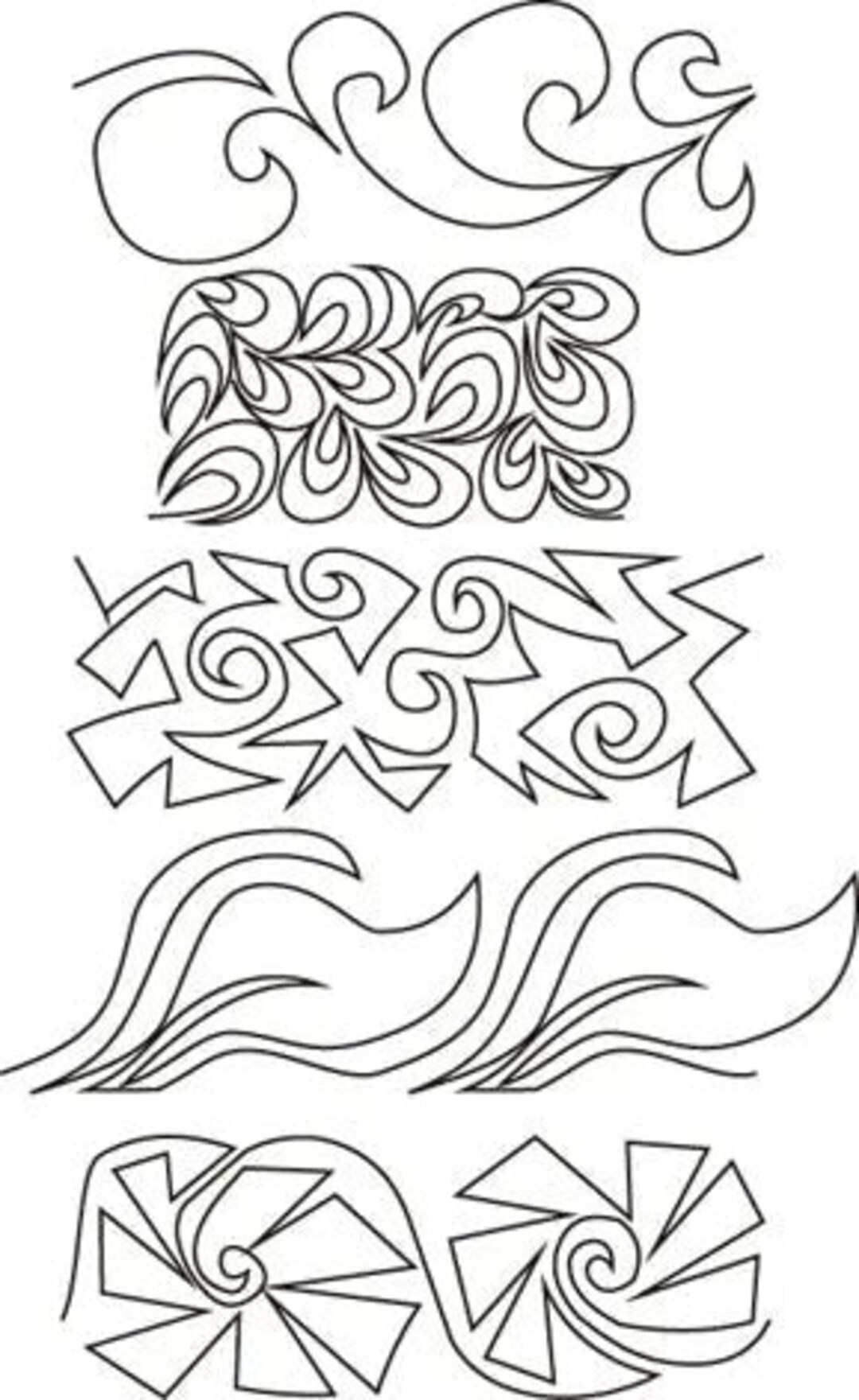 702 Roll 2 Pantograph by Linda V. Taylor - Etsy