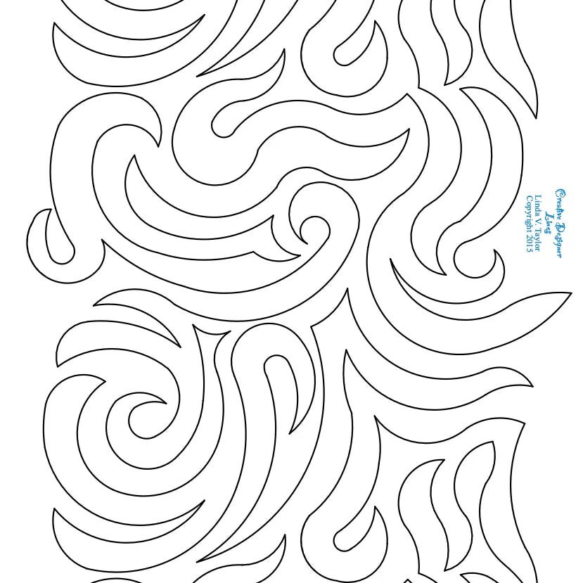 240 Curl and Wave Pantograph by Linda V. Taylor - Etsy