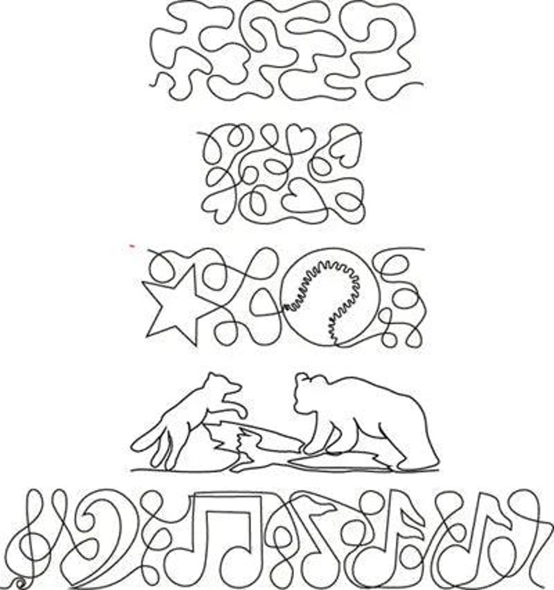 709 Roll 9 Pantograph by Linda V. Taylor - Etsy