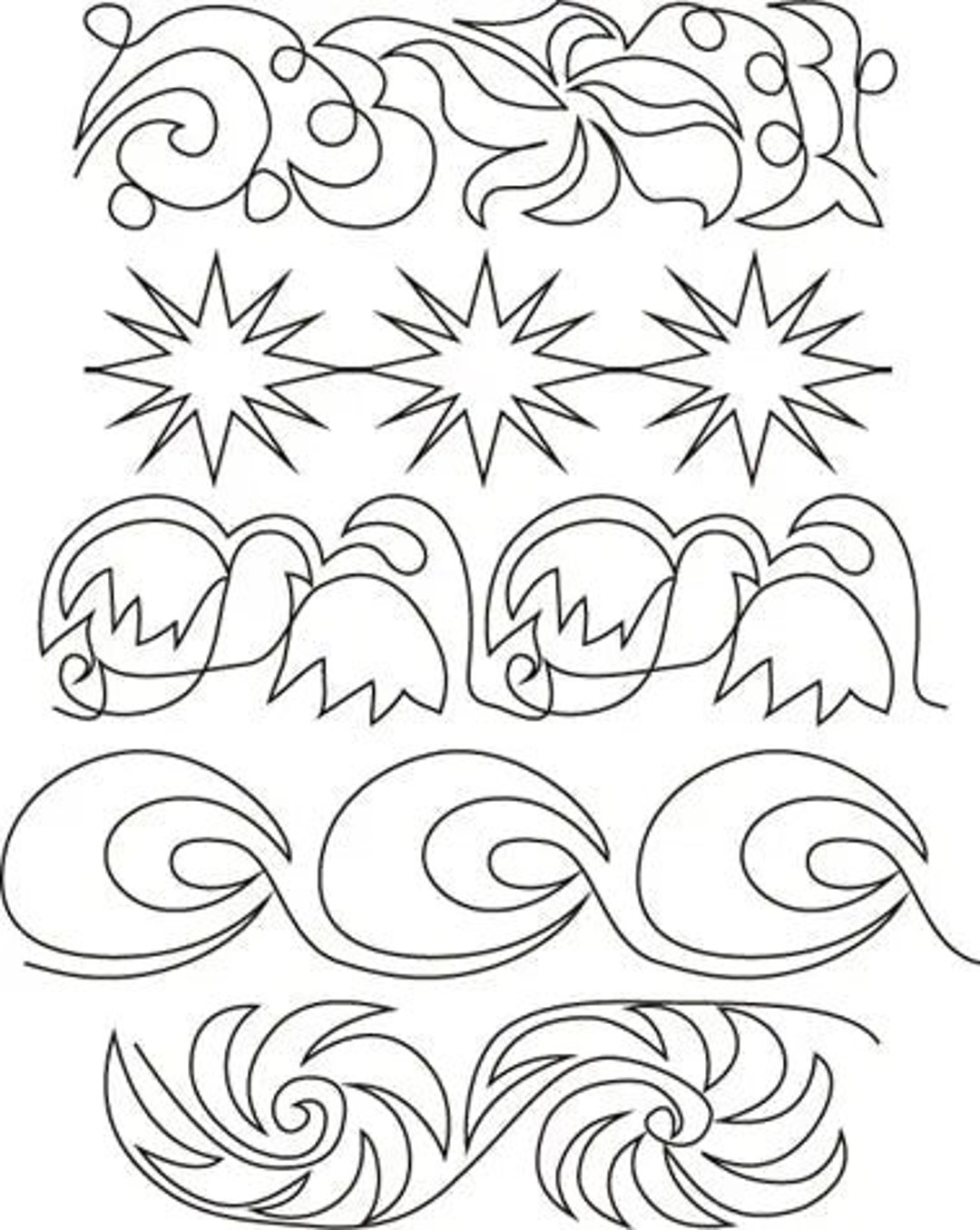 703 Roll 3 Pantograph by Linda V. Taylor - Etsy