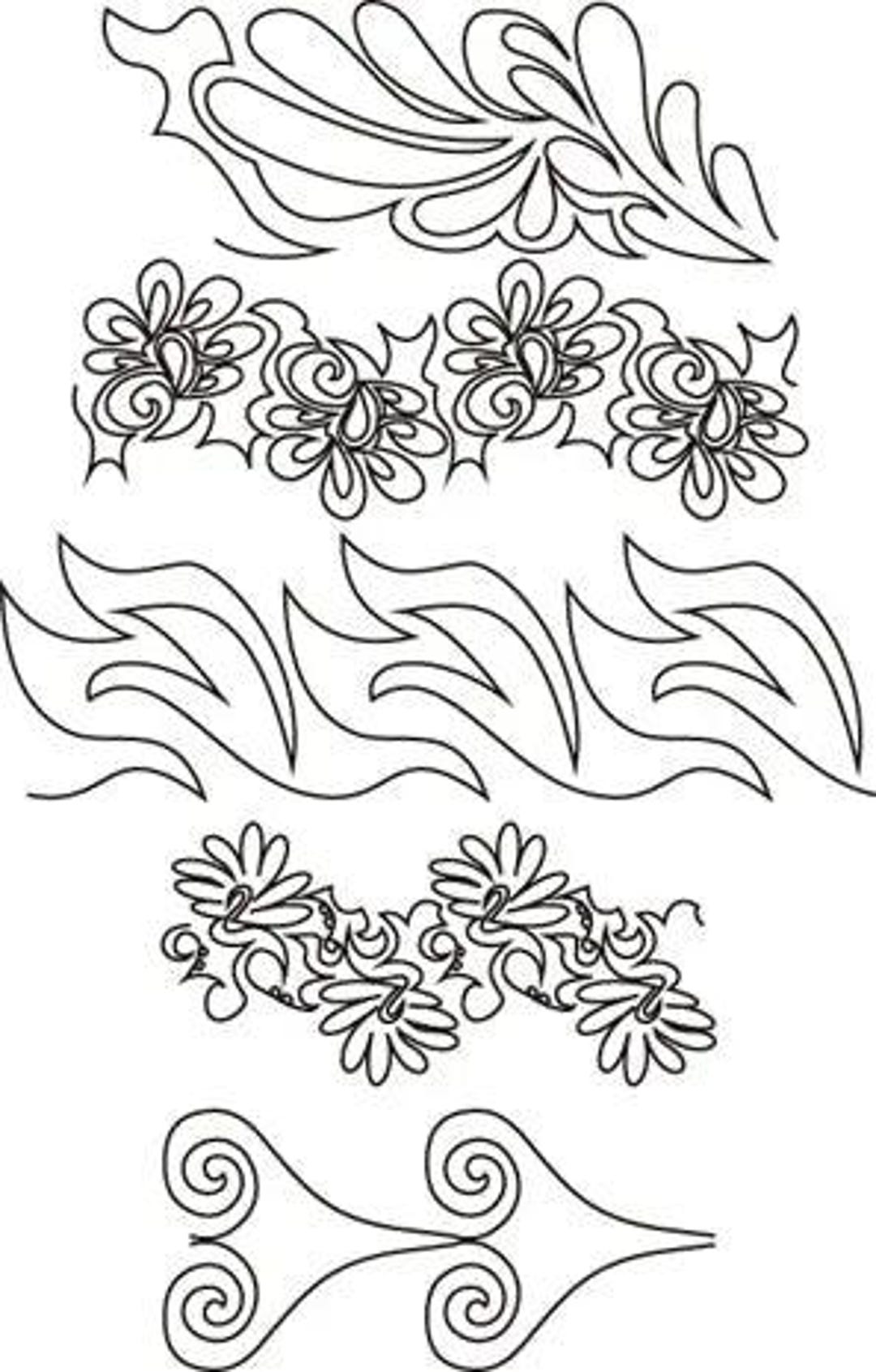 701 Roll 1 Pantograph by Linda V. Taylor - Etsy