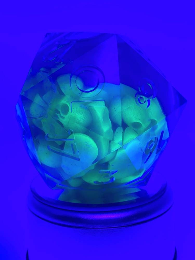 Styx and Stones Dnd D20 Luxury Rpg Artisan Dice Handmade Liquid Core ...