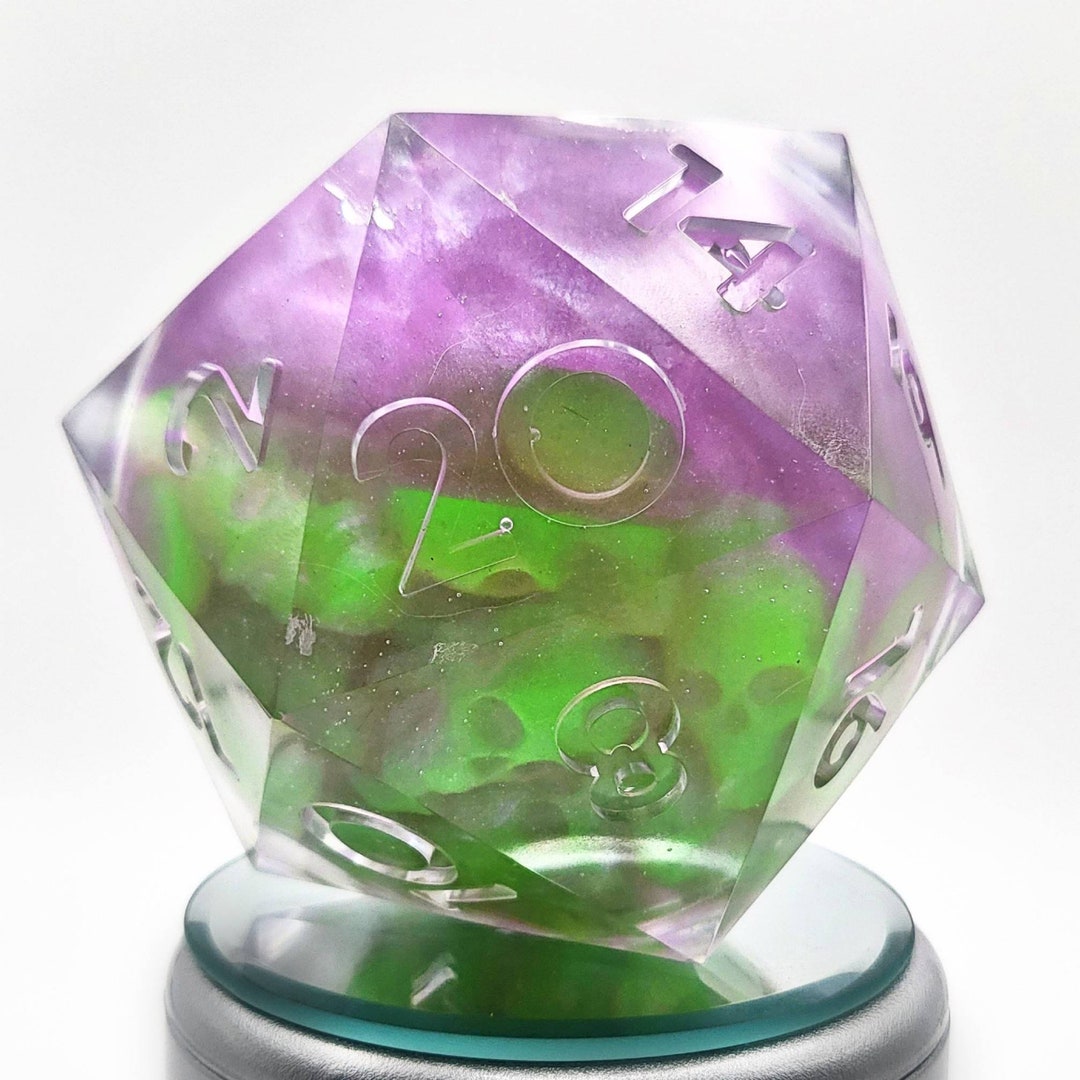 Styx and Stones - Dnd D20 - Luxury Rpg Artisan Dice - Handmade Liquid ...