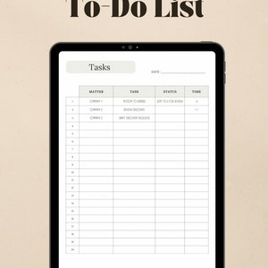 Lawyer’s To-do List - Priority List and Organizer - Daily Organizer and ...