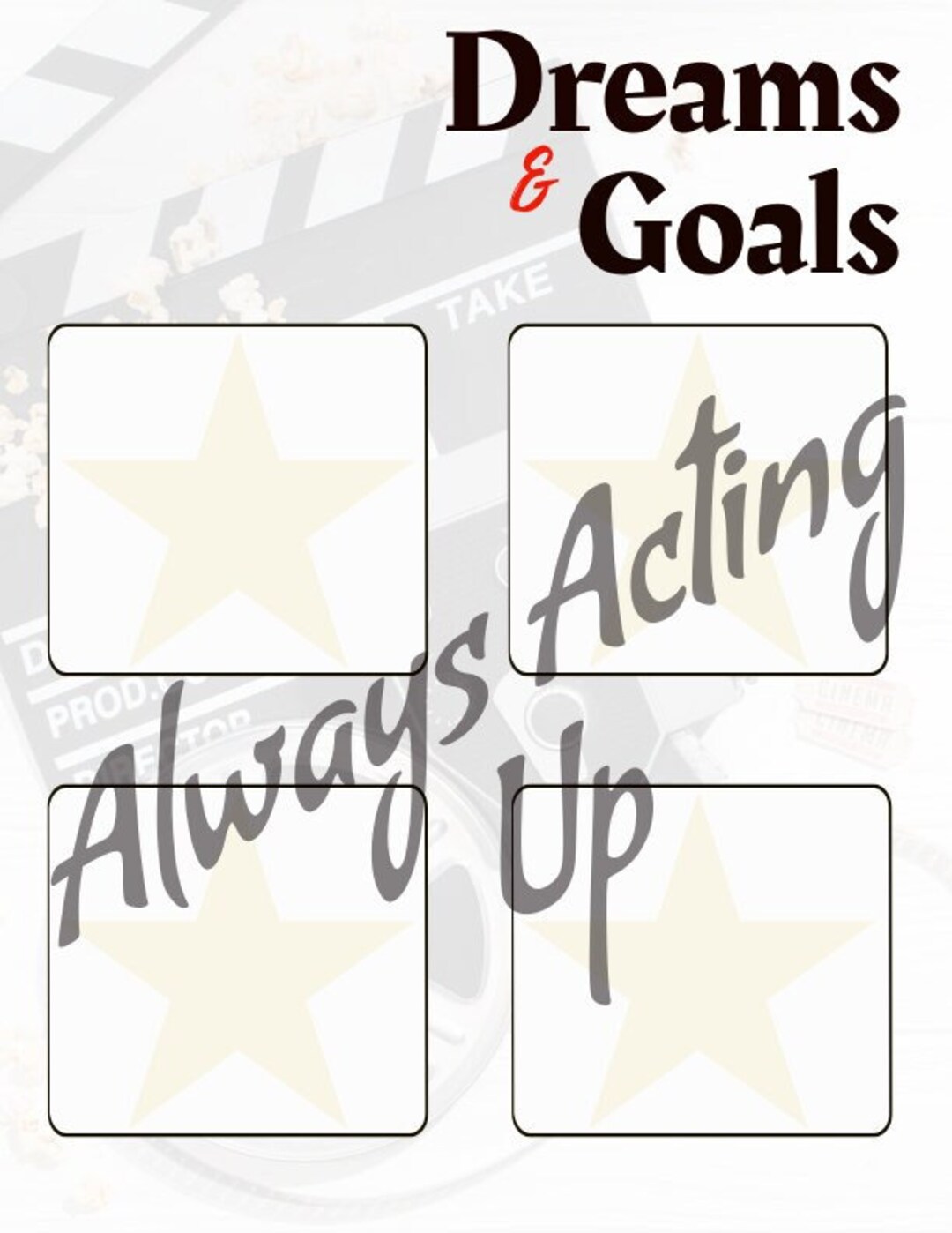 Goals Package - Etsy
