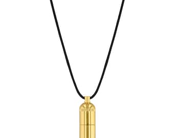 Silver Capsule String Bracelet Hidden Message Jewelry Secret Message ...