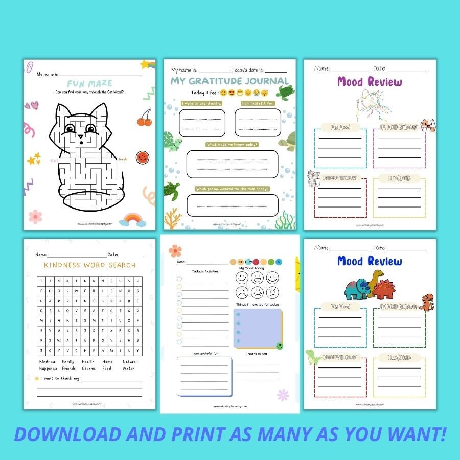 Calming Corner Quiet Activity Kids Activities Emotions - Etsy