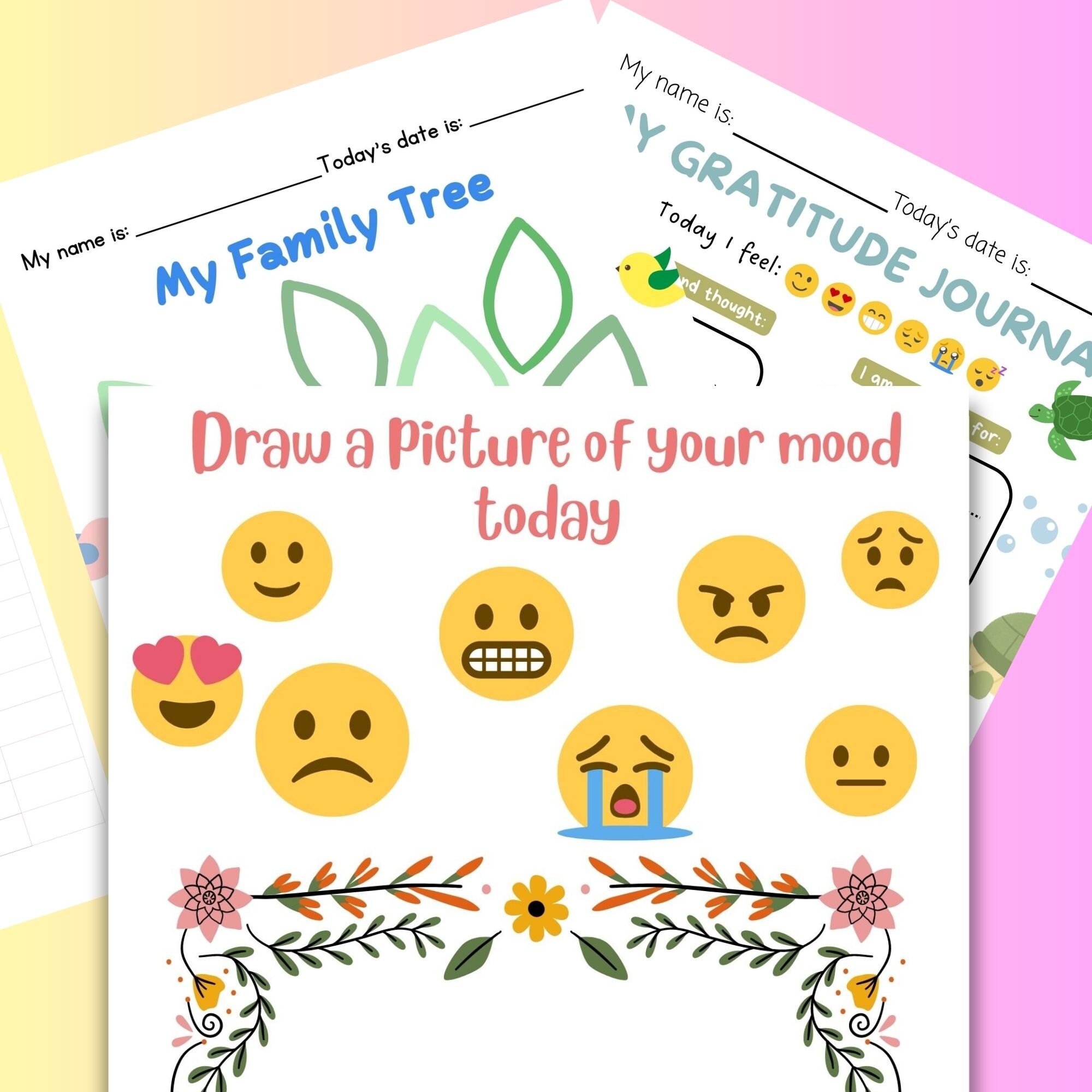 Calming Corner Quiet Activity Kids Activities Emotions - Etsy