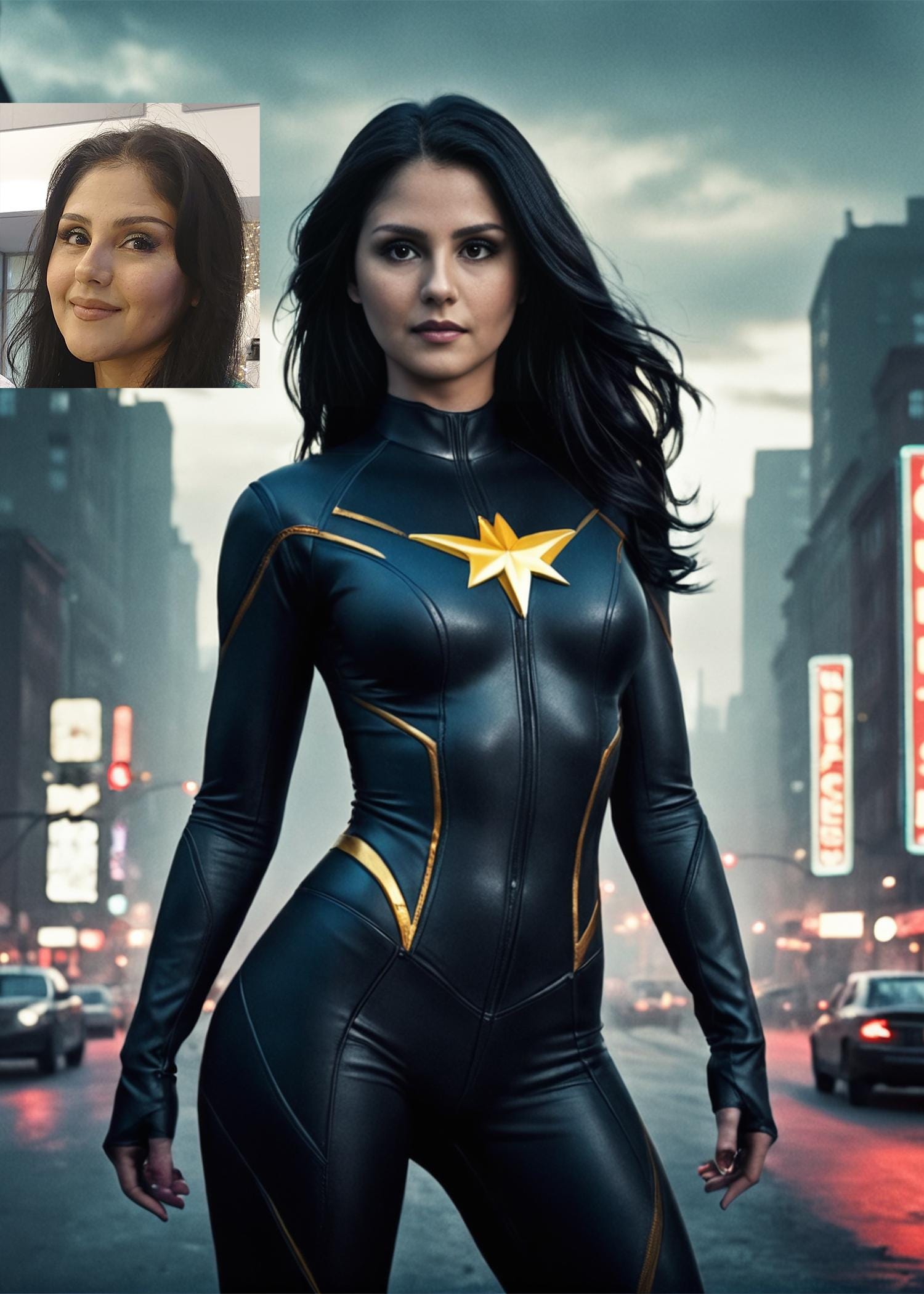 Custom Superhero Portrait, Photo to Art, Gift for Superhero Fans, Photo ...