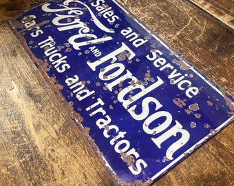 Ford Tractor / Dearborn Equipment Metal Advertisement Sign - Etsy