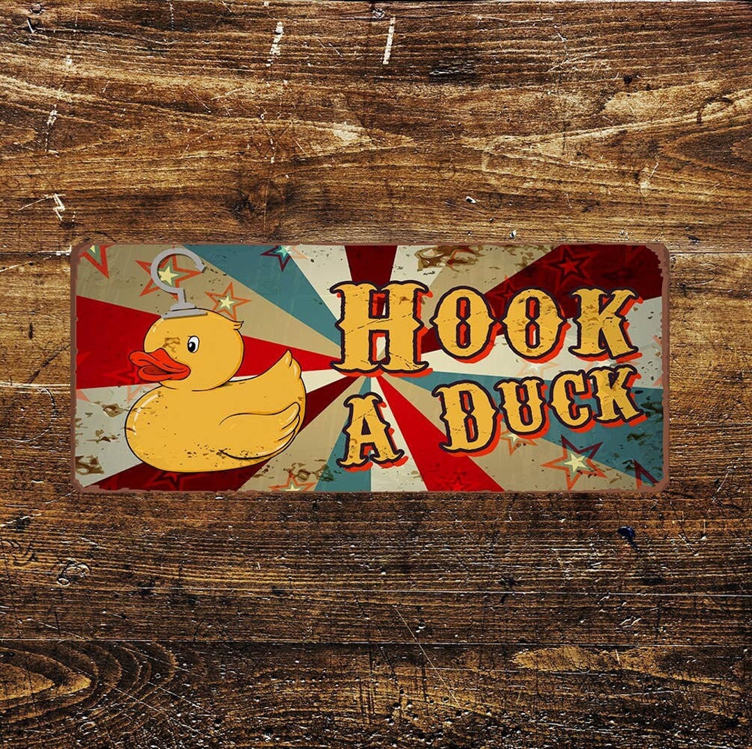 Hook a Duck Fairground Game Metal Wall Sign - Etsy UK