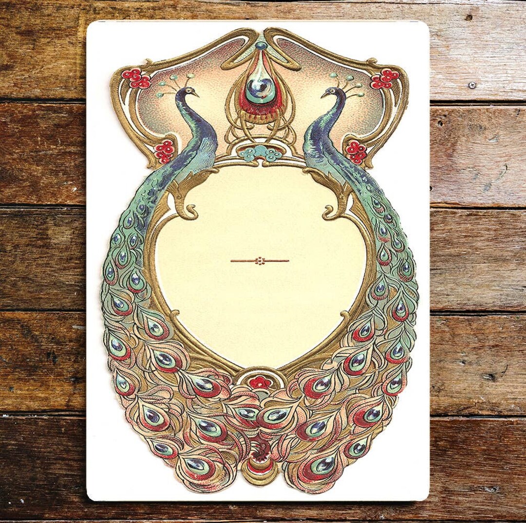 Peacocks Tail Plaque Metal Wall Sign Plaque - Etsy