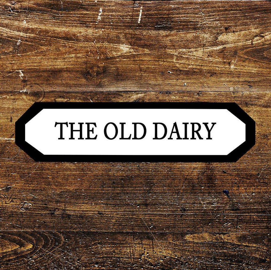 The Old Diary Sign Metal Long Sign Plaque - Etsy