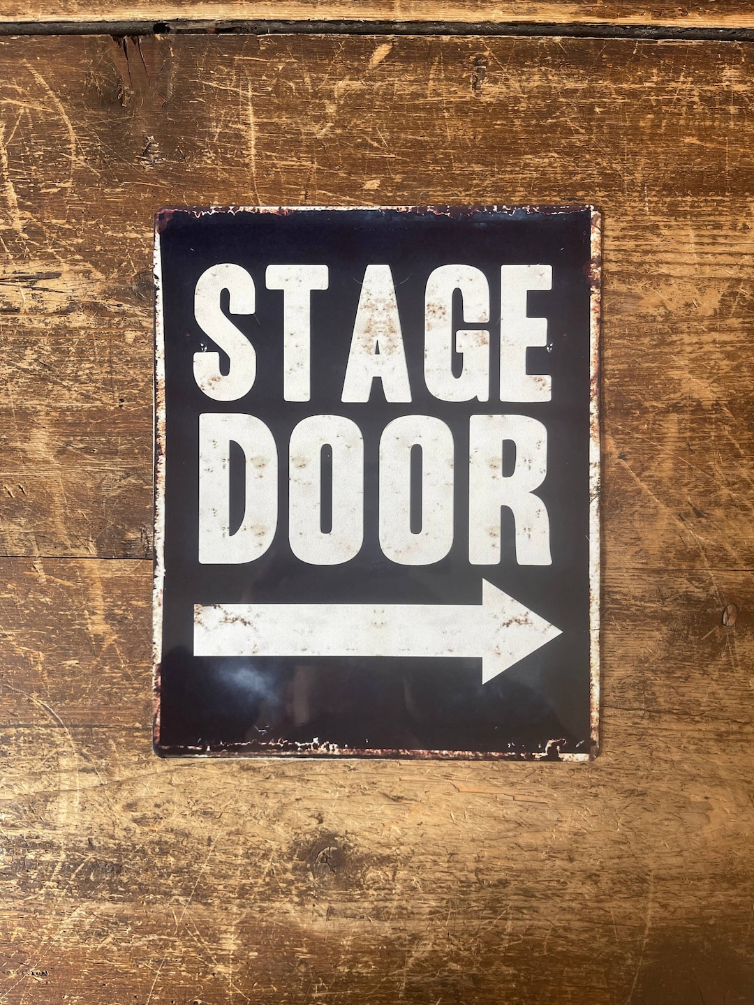 Stage Door Metal Advertising Wall Sign - Etsy