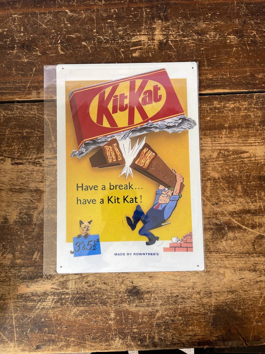 Kit Kat Have a Break Have a Kit Kat Chocolate Metal Sign - Etsy