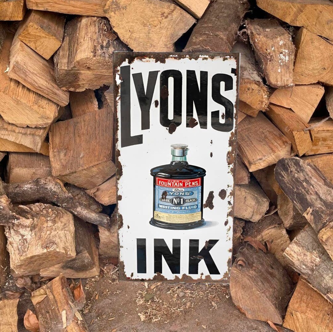Lyons Ink Metal Sign - Etsy