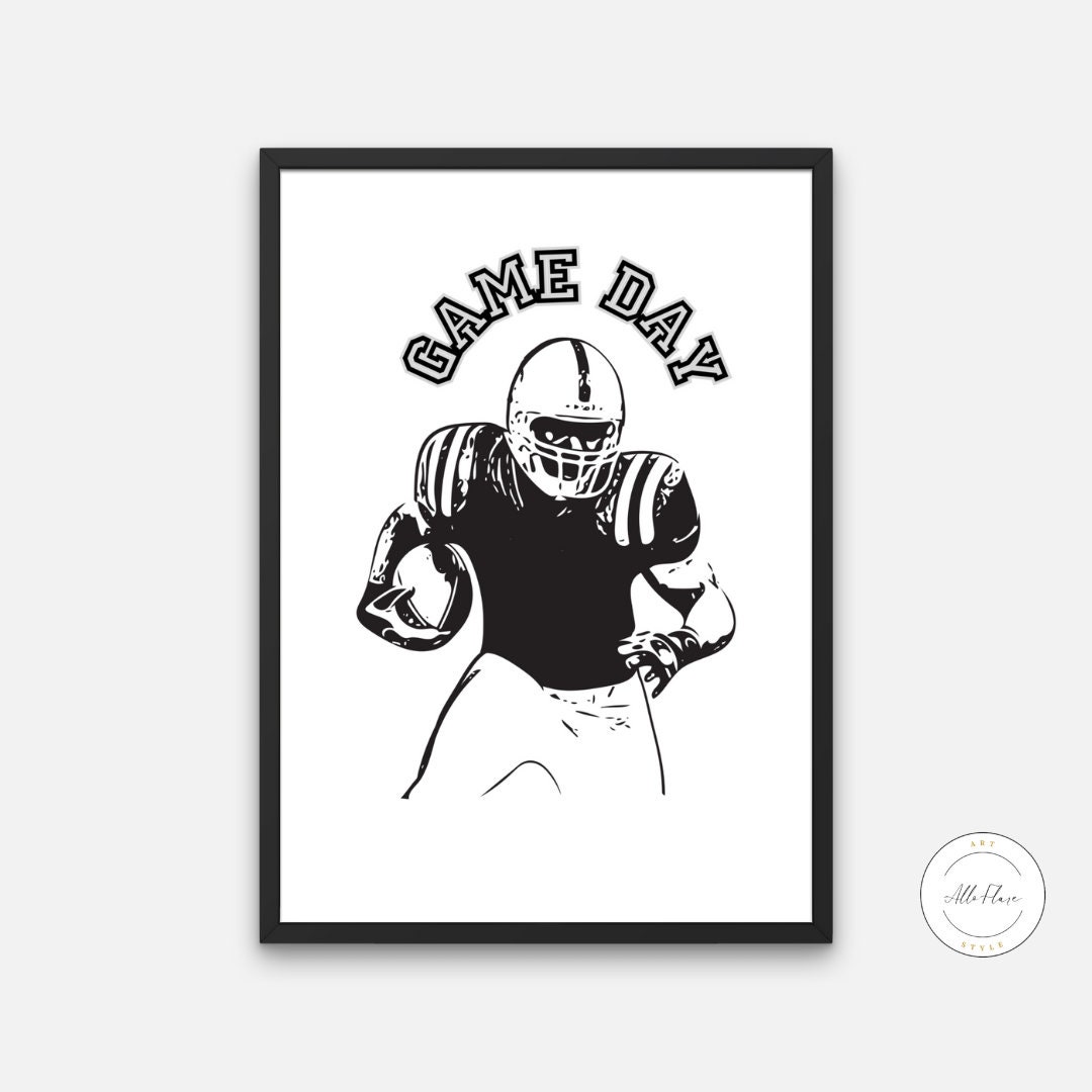 American Football Game Day Poster PRINTABLE Sport Print Etsy american-football-game-day-poster-printable-sport-print-etsy