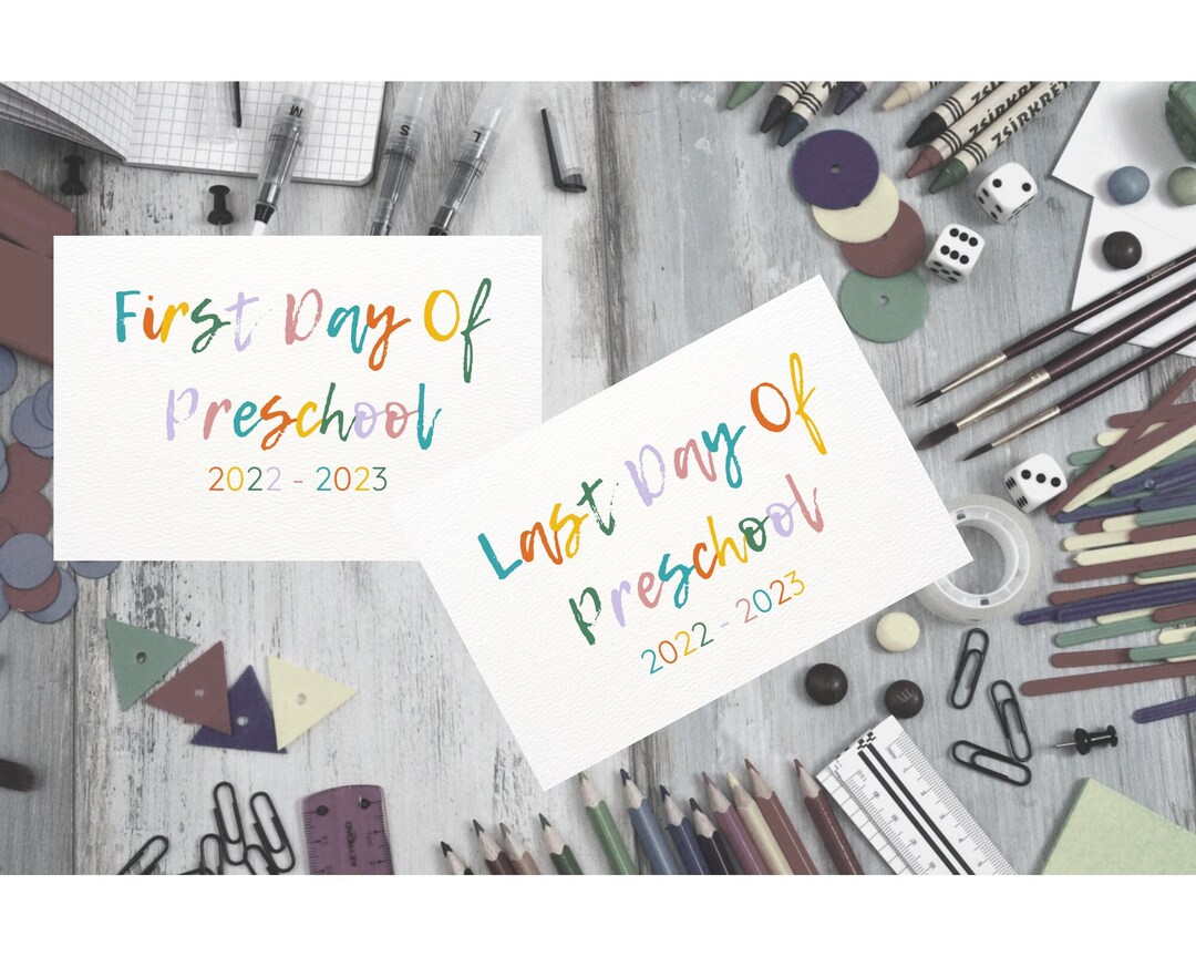 DIGITAL DOWNLOAD | First Day of School Printable Sign | Boho Rainbow ...