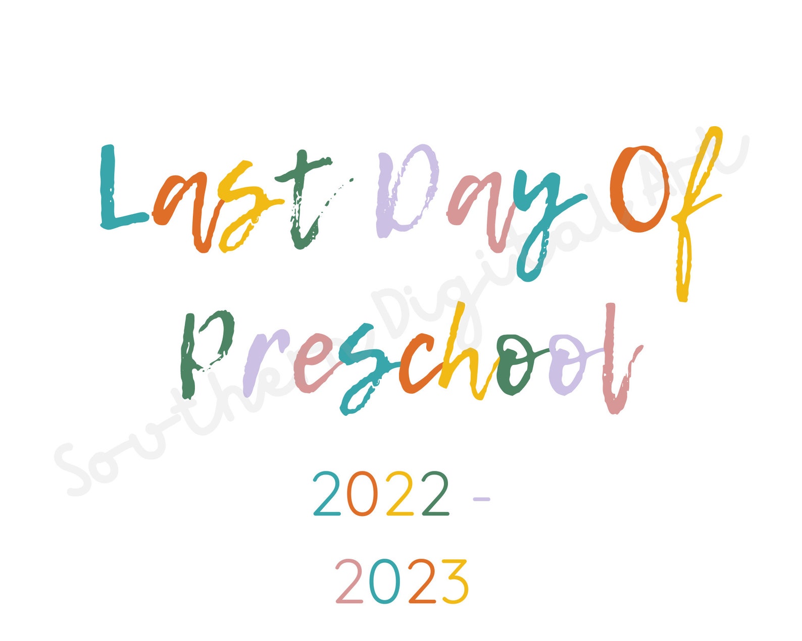 DIGITAL DOWNLOAD | First Day of School Printable Sign | Boho Rainbow ...