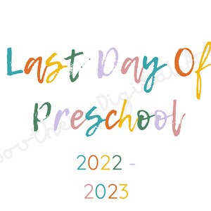 DIGITAL DOWNLOAD | First Day of School Printable Sign | Boho Rainbow ...