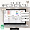 College Back to School Spreadsheet Bundle | Packing List, Assignment Tracker, Internship Tracker ...