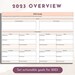 2023 Yearly Goal Setting Worksheet Workbook Spreadsheet Google Sheets ...
