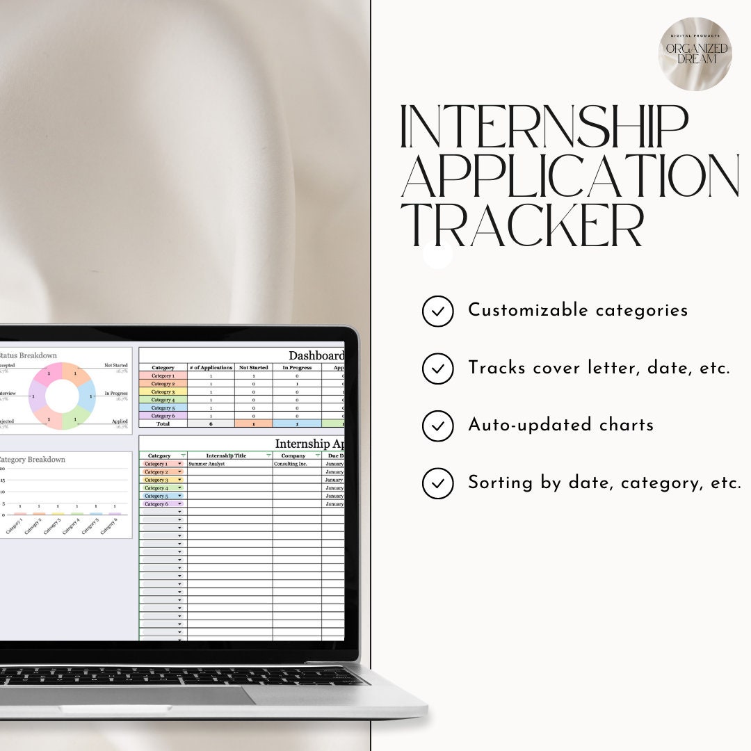 College Back to School Spreadsheet Bundle | Packing List, Assignment ...
