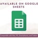 Internship Application Tracker Google Sheets Template - for College ...