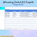 Networking Contact List Template, Google Sheets, Jobs Spreadsheet ...