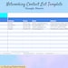 Networking Contact List Template, Google Sheets, Jobs Spreadsheet ...