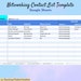 Networking Contact List Template, Google Sheets, Jobs Spreadsheet ...