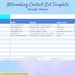 Networking Contact List Template, Google Sheets, Jobs Spreadsheet ...