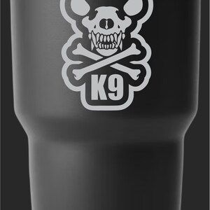 K9 Police Dog, K9 Skull and Crossbones, Silhouette Cutting Machine ...