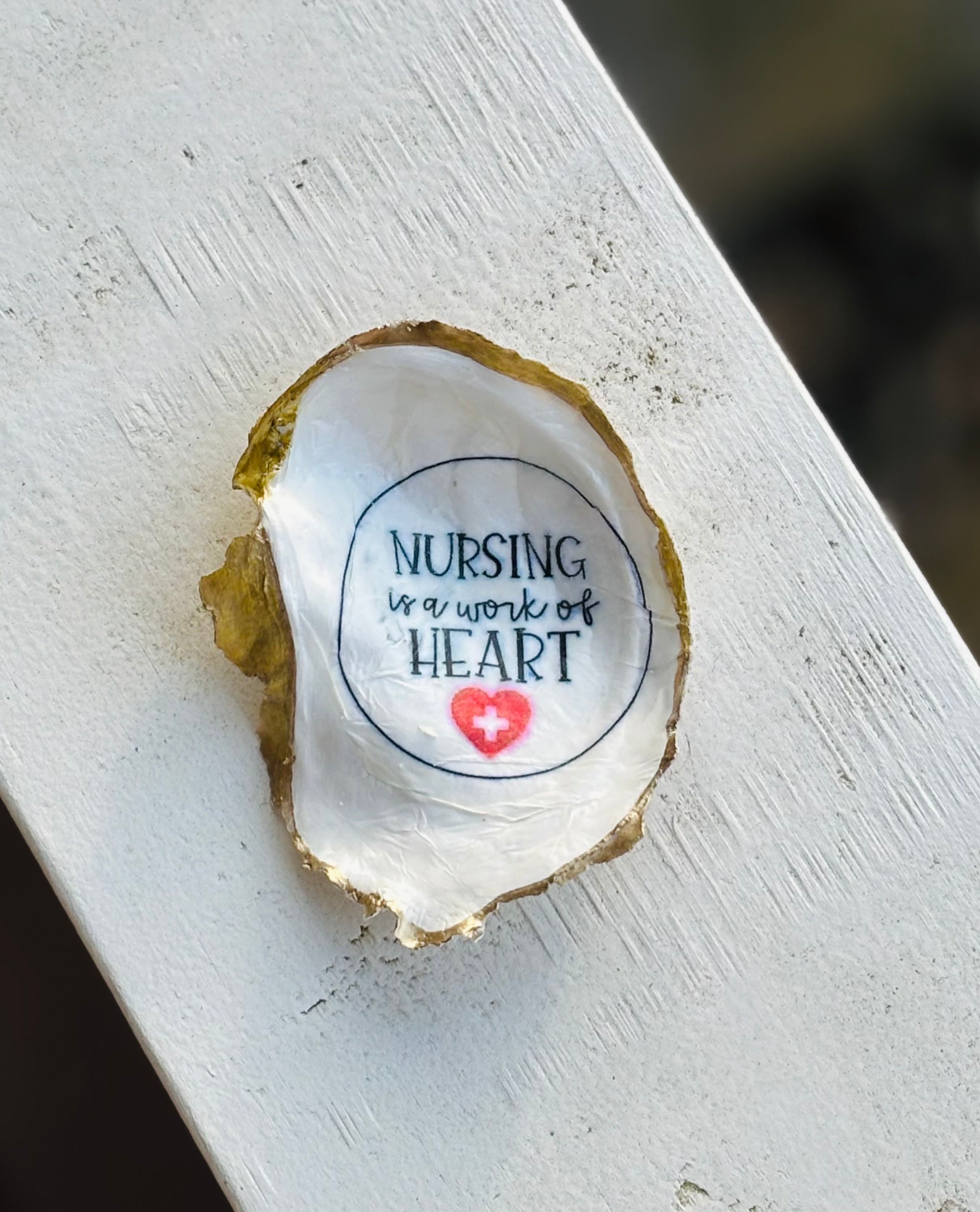 Nurses Week Gift, Nurse Oyster Shell, Unique Nurses Gift, Oyster Shell ...
